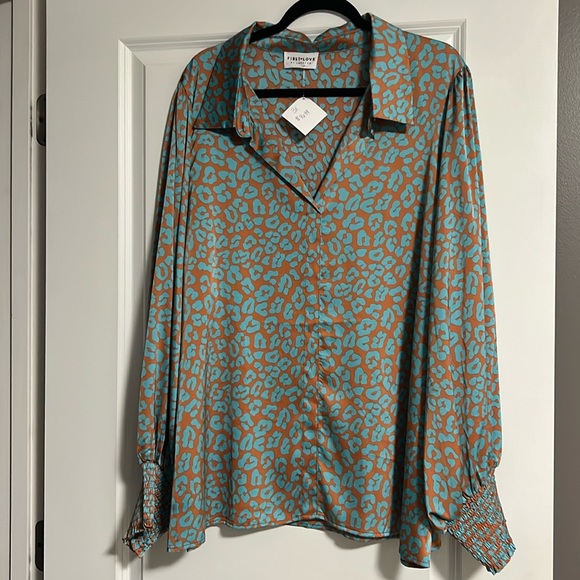 First Love | Tops | Plus Size Boutique Blouse | Poshmark